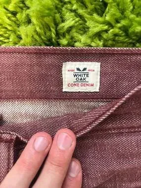 Levi's | Jeans | Levis 5 Original Fit White Oak Cone Denim Red Selvedge ...